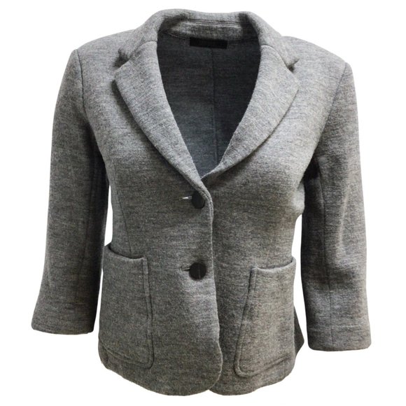 The Row | Jackets & Coats | The Row Grey Twobutton Threequarter Sleeved ...